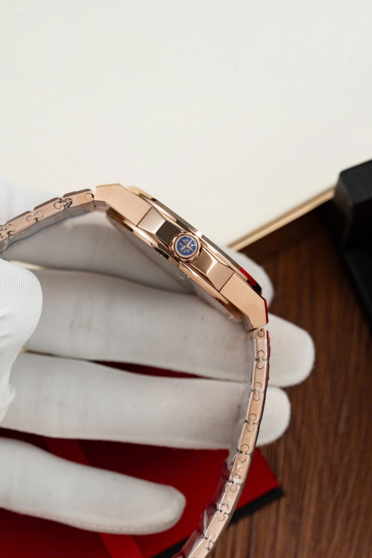 Chopard Alpine Eagle Rose Gold Swiss 1:1 Watch Dial Green GH Factory 4 ...