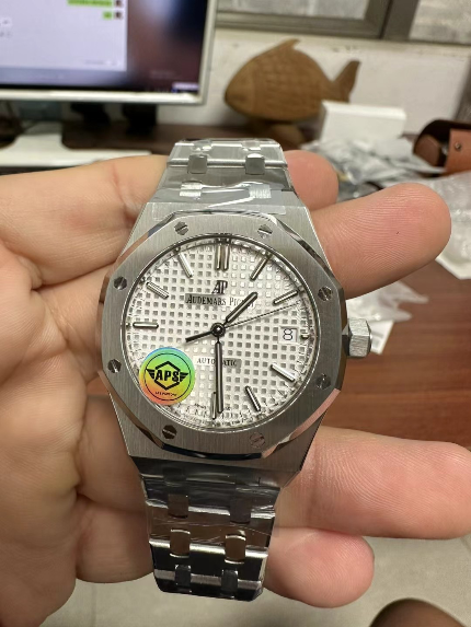 Audemars Piguet Swiss 1:1 Watch Royal Oak 15450ST White Dial APS Facto ...