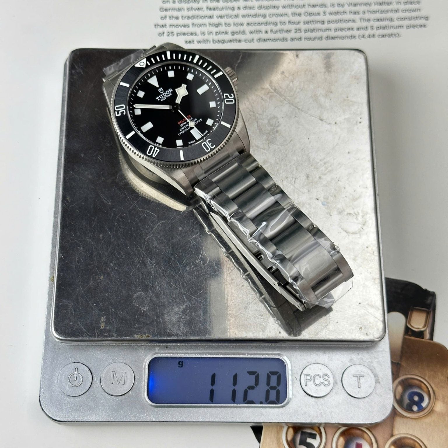 Tudor Swiss 1:1 Watch Pelagos Titanium M25407N Black Dial ZF Factory 3 ...