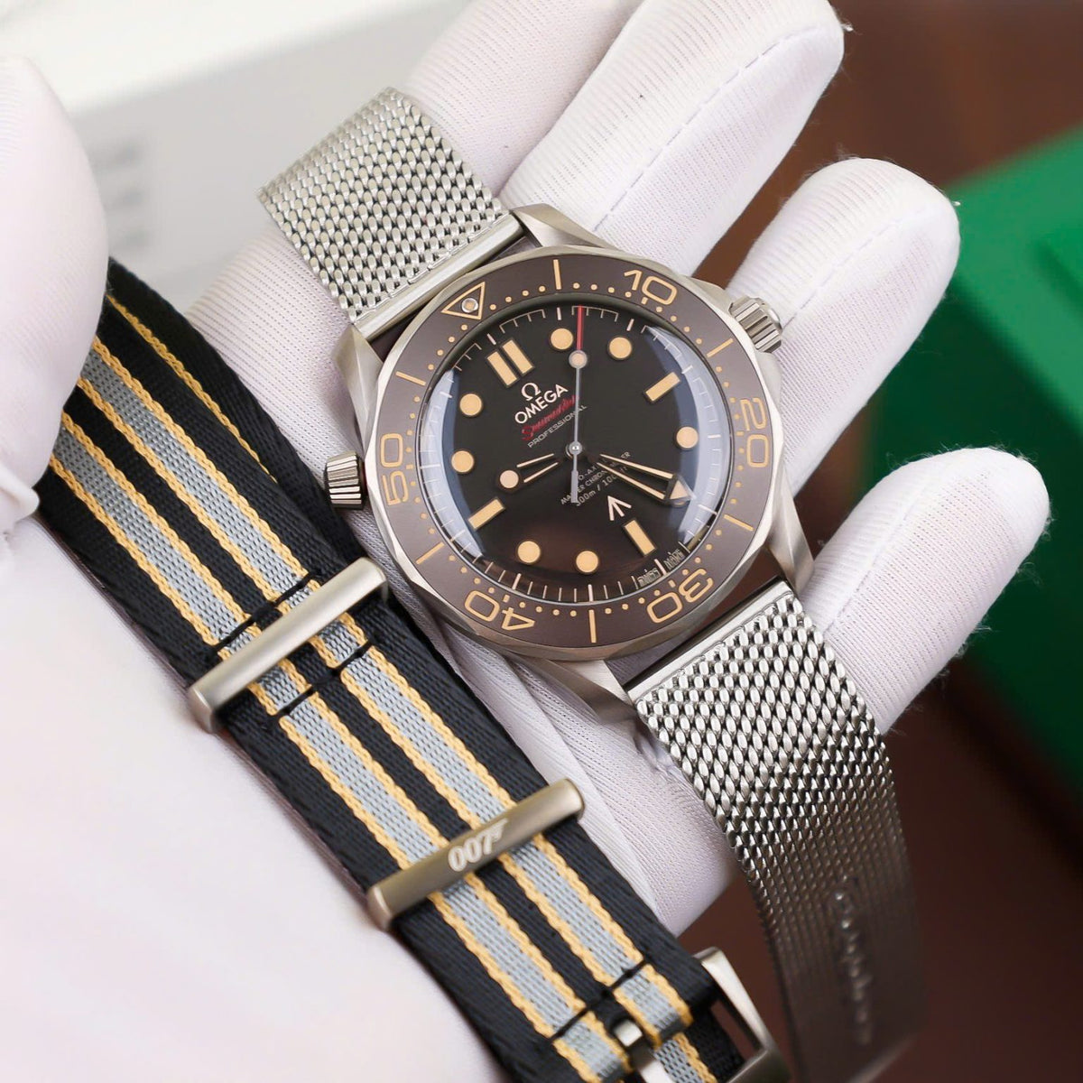 Omega Seamaster 007 Replica Watches Titanium Super Light VS Factory 40 ...