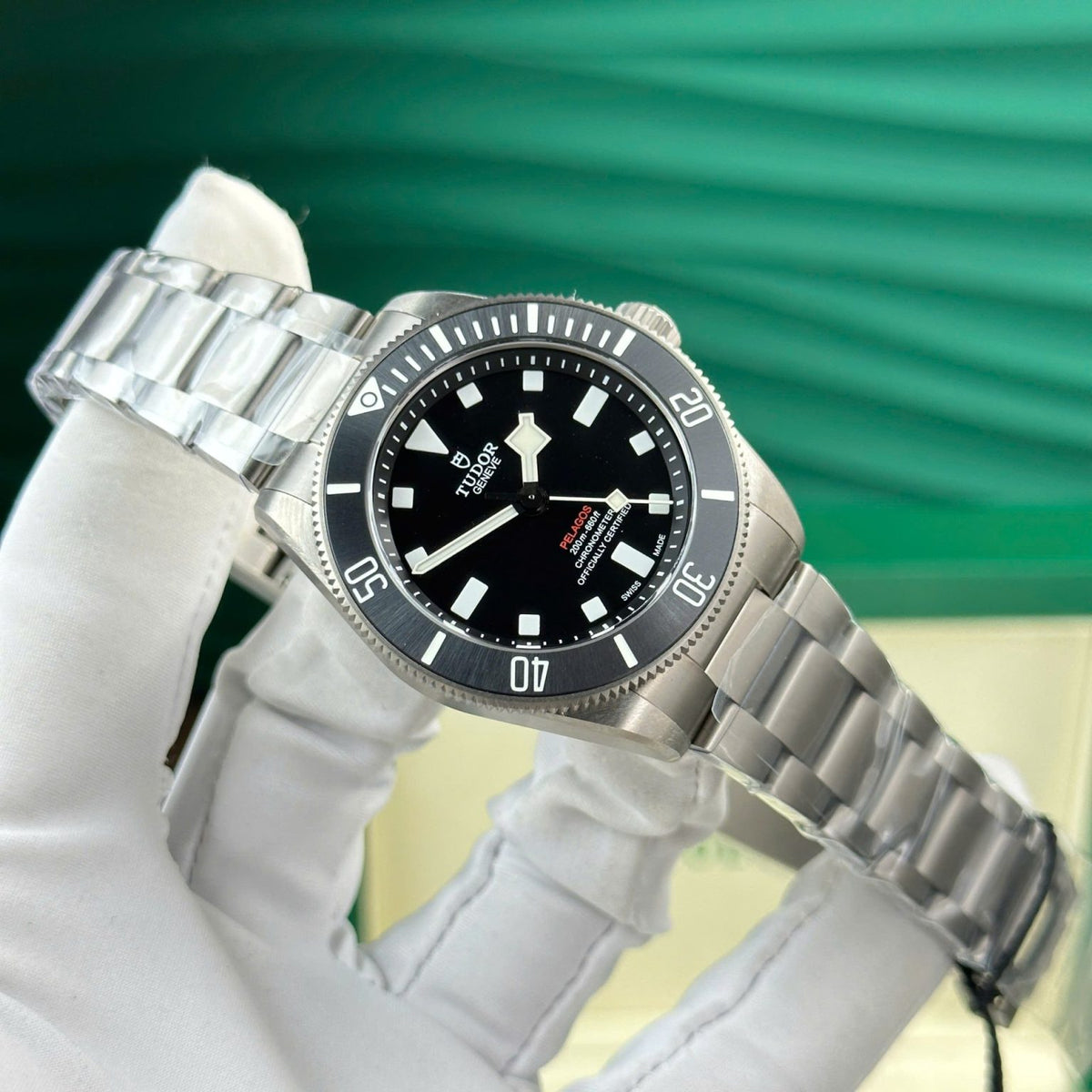 Tudor Swiss 1:1 Watch Pelagos Titanium M25407N Black Dial ZF Factory 3 ...