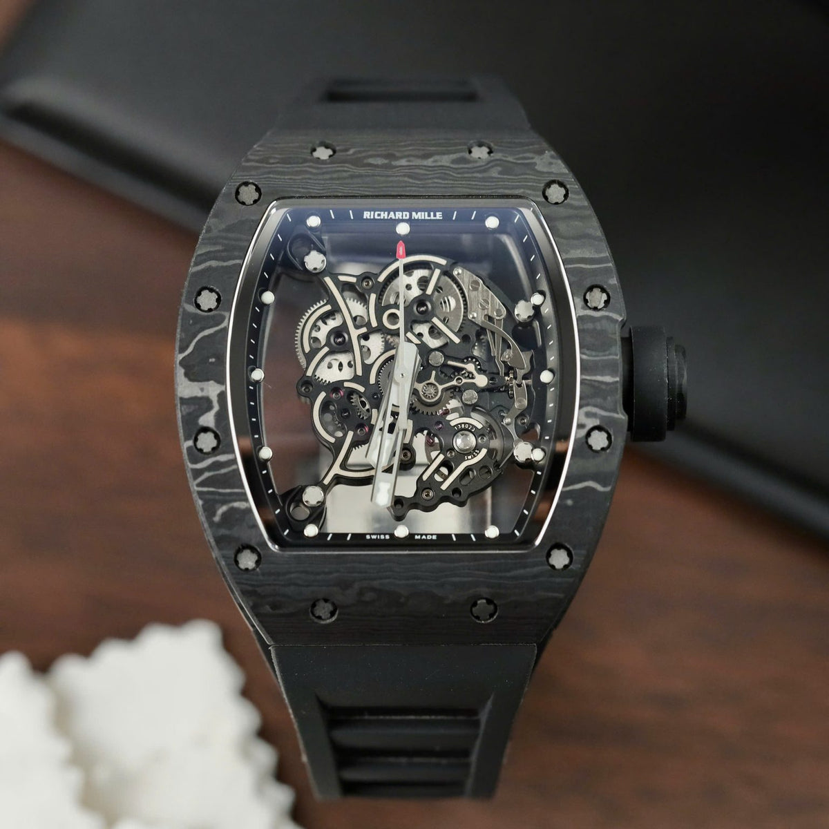 Richard Mille Swiss 1:1 Imitation Watches RM055 Carbon NTPT BBR Factor ...