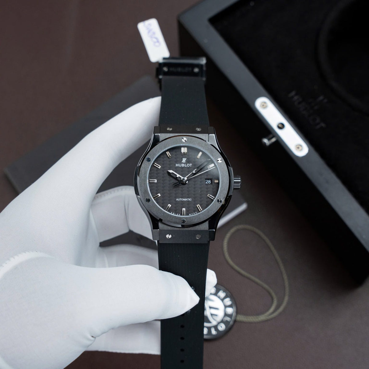 Hublot Classic Fusion Swiss 1:1 Watch Carbon Dial SW300 Automatic Move ...